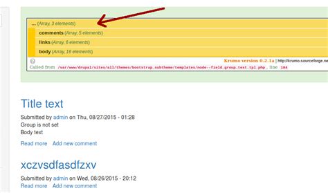 theming can i add my own if statement to node tpl to test if field