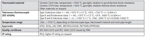 9 Immersible Termocouple Sensor