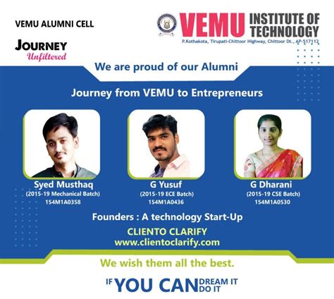 vemu institute of technology chittoor posted on linkedin