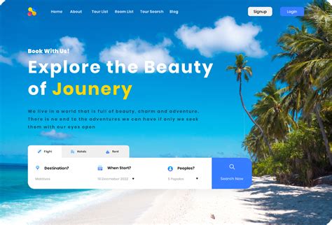 travel travel agency landing page 👨‍🎨 figma