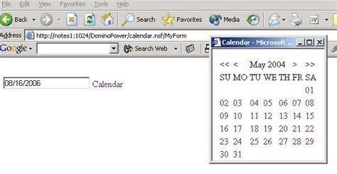 Build A Domino Pop Up Calendar Widget Using Formula Language Dominopower