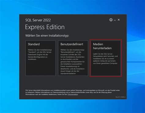 Installation Sql Server