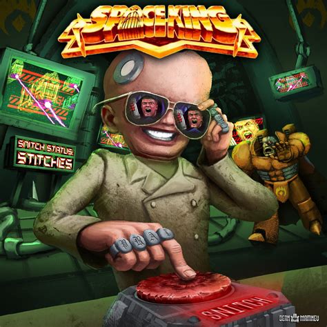 Space King Switch Status Stitches Switch Бaldый мужчина в