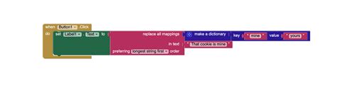Error When Calling Replace All Mappings Block App Inventor For Ios Mit App Inventor Community