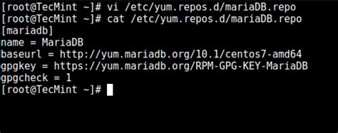Centos Mariadb