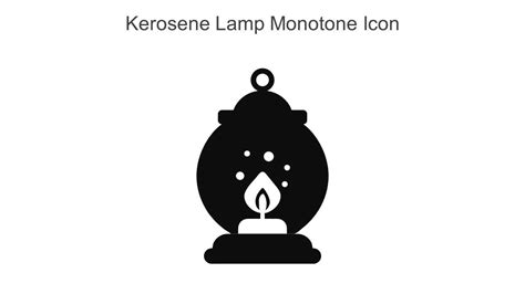 Kerosene Lamp Monotone Icon In Powerpoint Pptx Png And Editable Eps Format PPT Sample