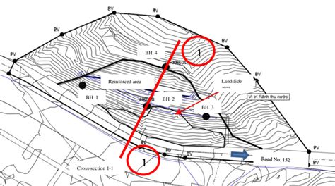 Geological Borehole Location Plan For Cross Section 1 1 Download