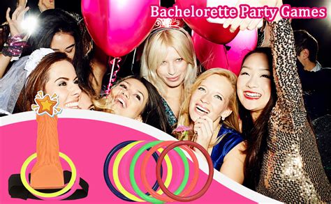 16 Pcs Naughty Ring Toss Game Set For Bachelorette And Bachelor Parties
