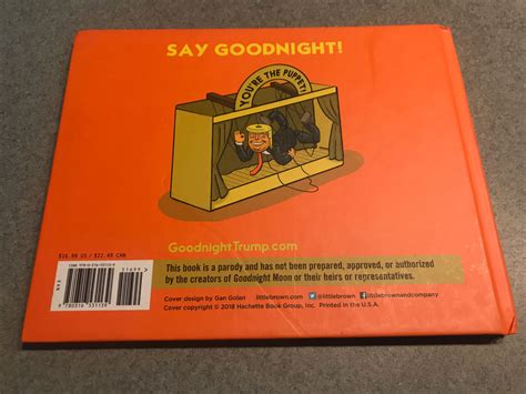 Good Night Goodnight Trump A Parody Book By Erich Origen Gan Golan