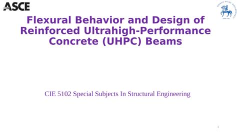 Pdf Bending Behavior And Design Of Reinforced Ultrahigh Performance