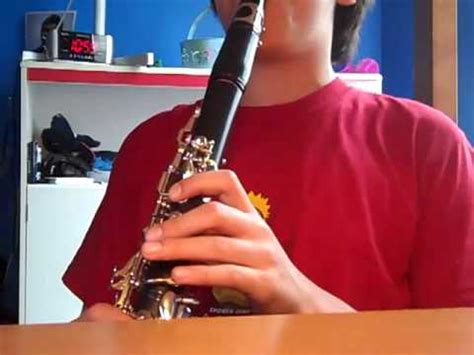 star wars imperial march on clarinet (notes in description) - YouTube