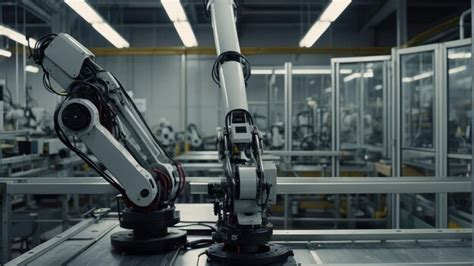 Premium Photo High Tech Robotic Arm In Factory