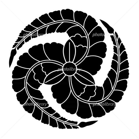 家紋 三つ藤巴 イラスト素材 2837433 フォトライブラリー photolibrary