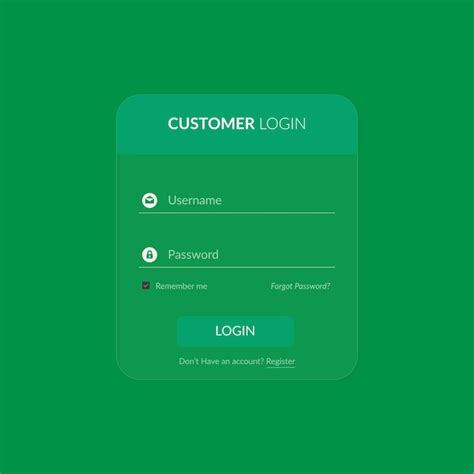 Premium Vector Login Page Ui Design