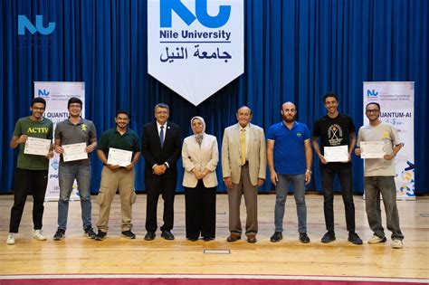 The Winners Of The Hackathon Quantum AI At Nile University NU