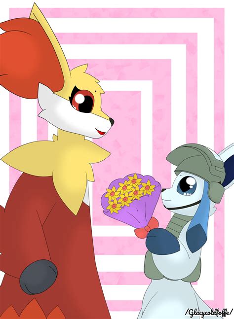 Giving Delphox A Bouquet By Glacycoldcoffe On Deviantart Giving Delphox A Bouquet By Glacycoldcoffe On Deviantart