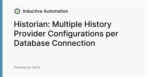 Historian Multiple History Provider Configurations Per Database
