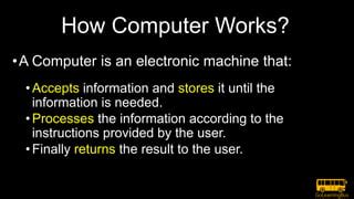 Introduction To Computer Science PPTX