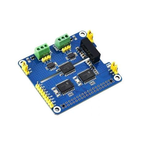 Плата расширения Waveshare для Raspberry Pi Hat с двухканальным интерфейсом Can Bus Mcp2515