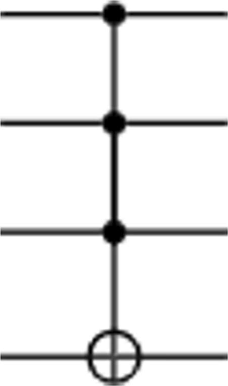 Multicontrol Cx Gate Gate Consists Of 3 Control Qubits That Apply Not