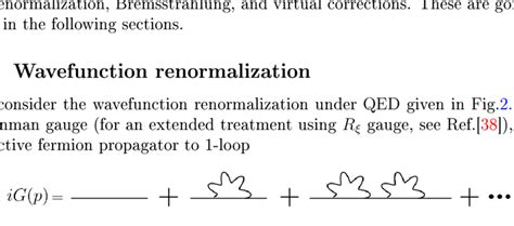 3 Geometrical Series For The Electron Wavefunction Renormalizacion Download Scientific Diagram