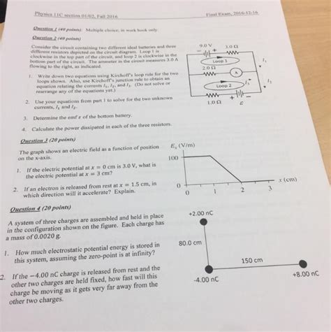 Solved Question The Graph Shows An Electric Field As A Chegg