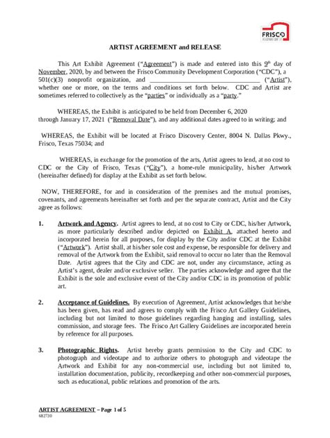 Documentcenterviewcity Of Frisco Art Exhibition