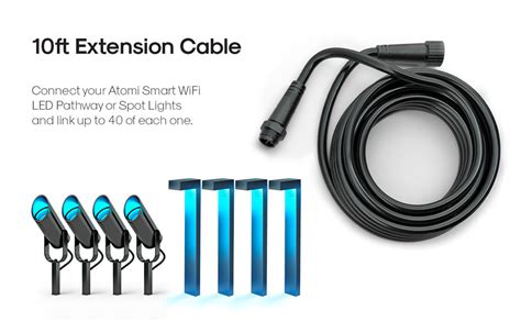 Atomi Smart 10ft Extension Cable Compatible With Atomi
