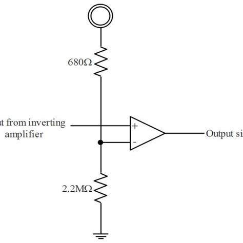 Equivalent Circuit Of The Voltage Comparator Download Scientific Diagram