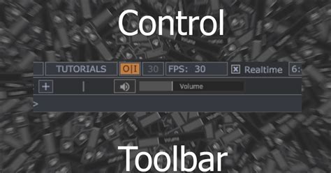 Modifying Touchdesigners Ui With Global Volume Control Toolbar And More Derivative