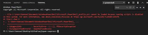 Flummoxed By It Windows Powershell Terminal In Visual Studio Code