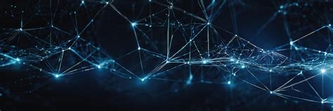 Premium Ai Image Dynamic Wave With Connected Dots And Lines Digital
