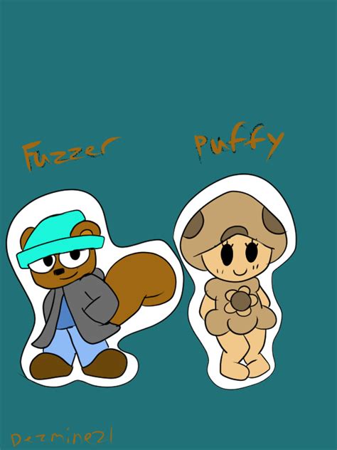 Fuzzer And Puffy By Dezmine64 On Newgrounds