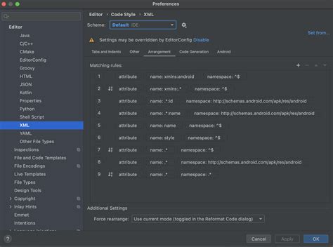 Incorrect Xml Settings After Apply Plugin To Ide · Issue 1213