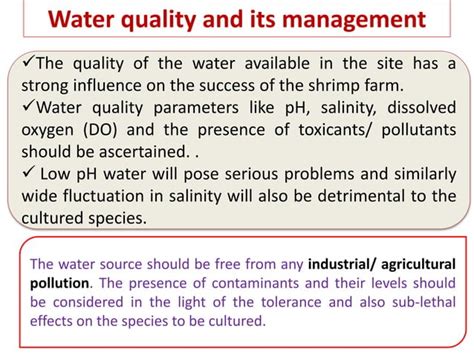 Biosecurity Measures In Shrimp Farming Pptx