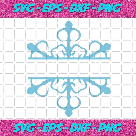 Split Snowflake 9 Svg Christmas Svg Snowflake Svg Christmas Snowflake Svg Snow Lovers Christm