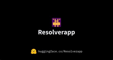 Resolverapp Resolver App