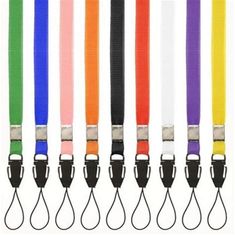 10 шт лот ремешки для мобильных телефонов разных цветов шейный ремешок для телефона Id