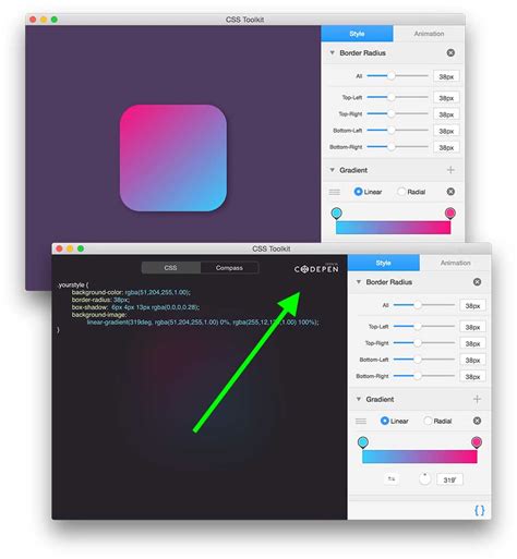 two useful css apps that beautifully export to codepen codepen blog