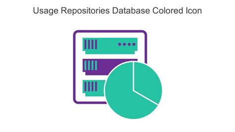 Usage Repositories Database Colored Icon In Powerpoint Pptx Png And Editable Eps Format Ppt Example