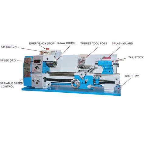 TN V F Variable Speed Lathe Machine J M Machine Tools
