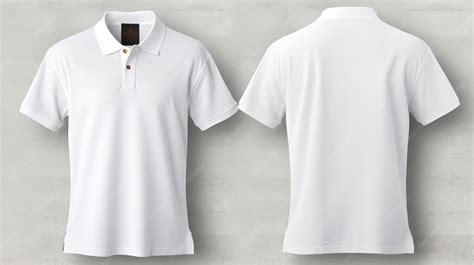 White Polo Shirt With The Word Polo On The Front Premium Ai Generated