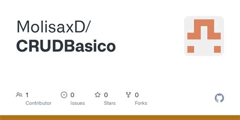 GitHub MolisaxD CRUDBasico