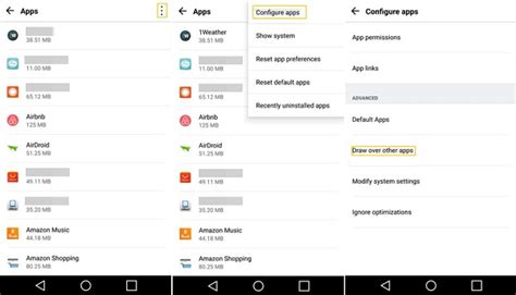 Screen Overlay Detected Turn Off Screen Overlay On Android