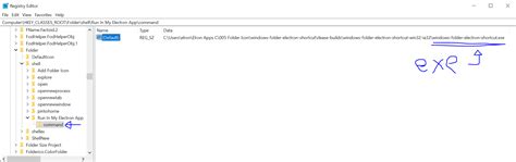 Nodejs Windows Folder Shortcut Of An Electron App Get The Path Of That Folder Stack Overflow