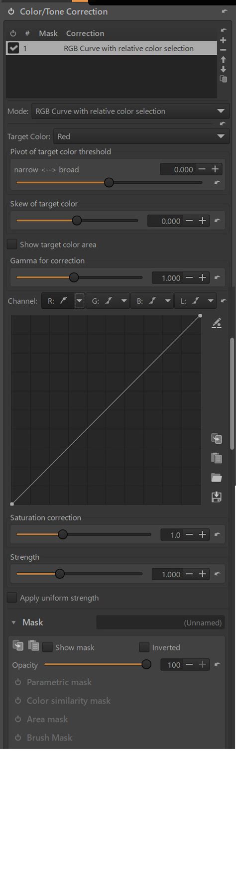 Ctl Script Rgb Curve With Relative Color Selection Art Discuss