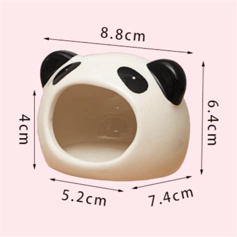 Animal Ceramic Hideout For Hamsters Cute Cage Decor And Retreat