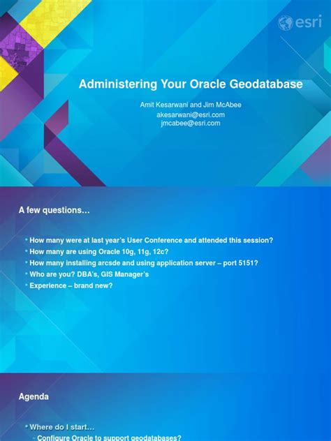 Oracle Geodatabase Pdf Arc Gis Oracle Database