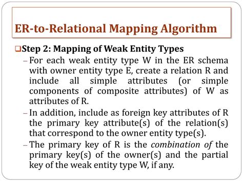 Ppt Relational Database Design By Er And Eer To Relational Mapping