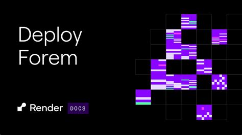 Deploy Forem Render Docs